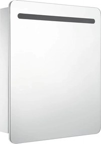 LED koupelnová skříňka se zrcadlem 68 x 9 x 80 cm 285119