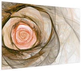 Moderní obraz růže (100x70 cm)