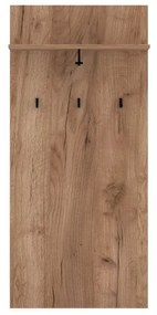 Nástěnný předsíňový věšák Bilbao 63,4 cm dub Craft Tobacco
