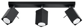 Sollux Lighting Stropní svítidlo MERIDA 3 Černá