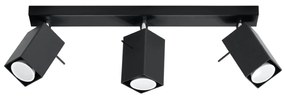 Sollux Lighting Stropní svítidlo MERIDA 3 černé