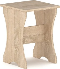Casarredo - Komfort nábytek Dřevěná jídelní stolička NAPOLEON, dub sonoma (2ks)