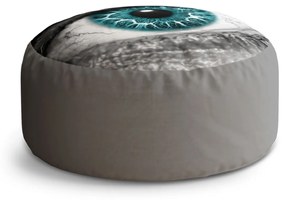 Sablio Taburet Circle Modré oko: 38x48 cm