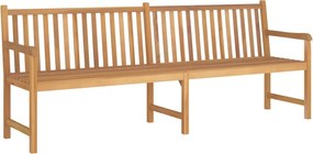 Zahradní lavice 228 cm masivní teakové dřevo 316624