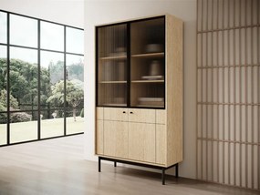 PCo Vitrína JAPAN WT104, 104 cm Dub Linea