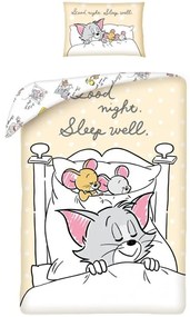 Ložní povlečení do dětské postýlky Tom a Jerry