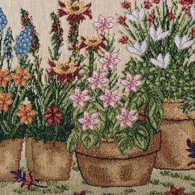 SCANquilt povlak MOTIV květináče naturpestrá 40 x 40 cm