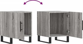 vidaXL Noční stolek 40 x 40 x 50 cm kompozitní dřevo [827624] Barva: šedá sonoma