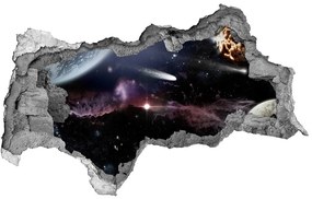 Wallmuralia Foto fotografie díra na zeď Vesmír 95x73 cm