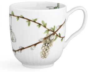 KÄHLER Porcelánový hrnek Hammershøi Easter 330 ml, bílá barva, multi barva, porcelán