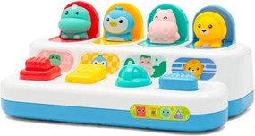 Interaktivní hračka - Vyskakovací okénka se zvířátky Peekaboo Baby Mix