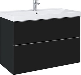 Elita Look, umyvadlová skříňka 100x45x64 cm 2S PDW, černá matná, ELT-168107
