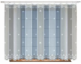 Dekorační žakárová záclona s řasící páskou KARELA bílá 300x160 cm MyBestHome