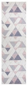 Kusový koberec Nina krémově růžový atyp 70x250cm
