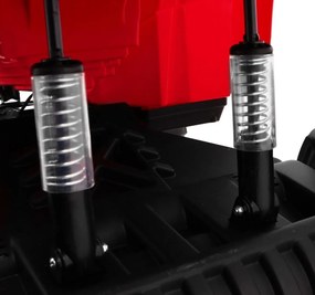 Ramiz Dětská čtyřkolka XL ATV 2,4 GHz na baterie červená na dálkové ovládání + pohon 4x4 + nosič zavazadel + pomalý start + EVA + LED a zvuky