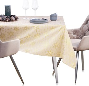 Ubrus AmeliaHome White Christmas zlatý