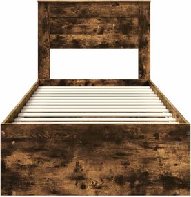 Rám postele Kouřový dub 75 x 190 cm Kompozitní dřevo 3409819