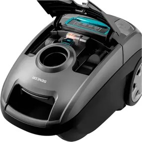 SENCOR SVC 7550TI šedá / Sáčkový vysavač / 750 W / 3.5L / 75 dB / 10m