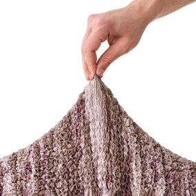 Bielastické potahy OCEANO NOVÉ hnědo-vínové křeslo (š. 60 - 110 cm)