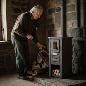 PRO-TERMO Krbová kamna LAVA BASIC GLASS - černá