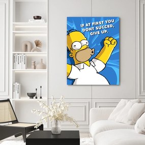 Gario Obraz na plátně Simpsonovi, Homer Simpson - Nikita Abakumov Rozměry: 40 x 60 cm