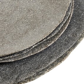 Mělký talíř z přírodního kamene Muubs VALLEY 28 cm