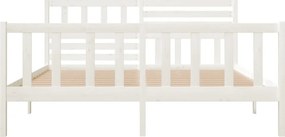 vidaXL Rám postele masivní dřevo 120 x 200 cm [3101149] Barva: Přírodní