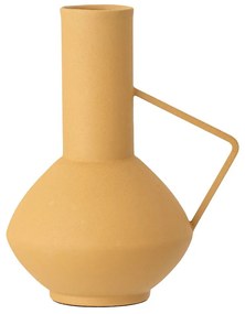 Žlutá kovová váza Bloomingville Irine, výška 21 cm