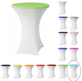Elastická čepice na koktejlový bistro stůl ⌀80 VÍCE BAREV Barva: 8 TYRKYSOVÁ