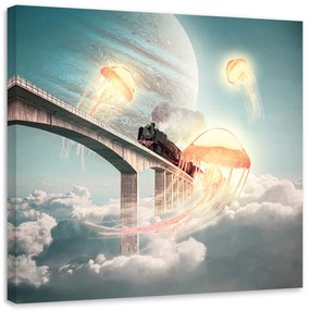 Gario Obraz na plátně Medúzy na obloze - Zehem Chong Rozměry: 30 x 30 cm