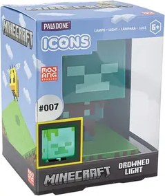 Paladone Icon Light Minecraft Utopenec / Stolní lampa / 10 cm / 2x AA