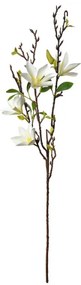 Velká umělá květina bílá magnolie hvězda – 84 cm