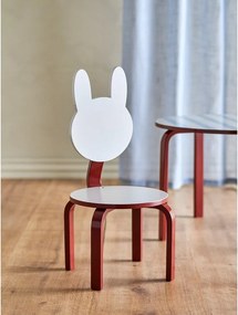 Vínová/bílá dětská židle Liova – Bloomingville Mini