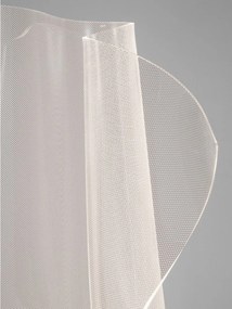 Hliníková LED stojací lampa ve zlaté barvě se stínidlem z akrylového skla (výška 105 cm) Siderno – Nova Luce
