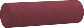 2dílná sedací souprava s polštáři vínová textil 3201622