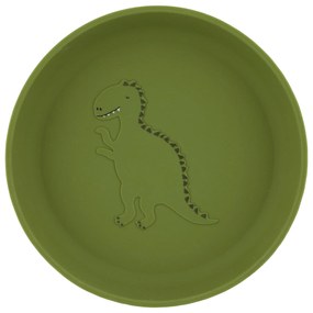 Dětský silikonový talíř Mr. Dino