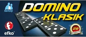 EFKO Domino klasik / Společenská hra / 28 kamenů / plast