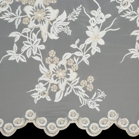 ZÁCLONA NA KROUŽCÍCH ALIRA 300 CM X 250 CM CM VZOROVANÁ