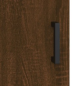 Skříň highboard hnědý dub 69,5 x 34 x 180 cm kompozitní dřevo,  3195682