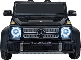 Elektrické autíčko Mercedes Benz MAYBACH G650 černé