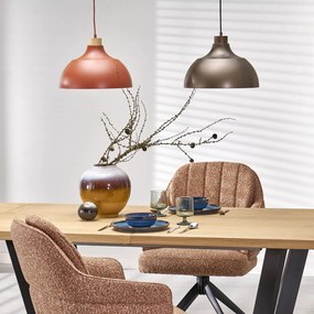 TK Lighting Terakotový závěsný lustr Cap pro žárovku E27 TK6927
