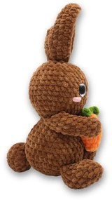 Vali Crochet Háčkovaný Králíček Doplněk: Králíček s mrkvičkou