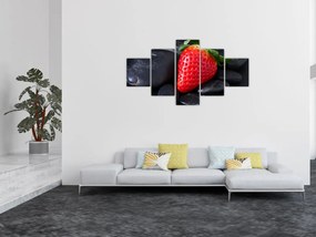 Obraz jahody (125x70 cm)