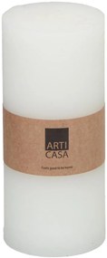 Sloupová svíčka Arti Casa, bílá, 7 x 16 cm