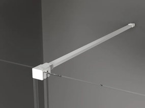 Mexen Velar posuvná sprchová stěna Walk-in 120 x 200 cm, transparentní 8 mm, bílá - 871-120-000-03-20