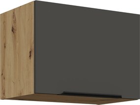 ARIA pa | horní skříňka 50 GU-36 1F výklopná | 50 cm | ANTI FINGERPRINT povrch | artisan/šedá grafit