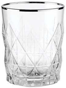 UPSCALE Sklenice na vodu 345 ml - stříbrná