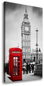 Wallmuralia Vertikální Foto obraz na plátně Big Ben Londýn 50x100