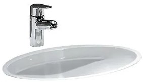 Laufen Savoy - Vestavné umyvadlo, 55x42 cm, s přepadem, bílá H8131920001551