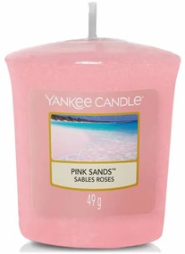 Yankee Candle – votivní svíčka Pink Sands (Růžové písky), 49 g